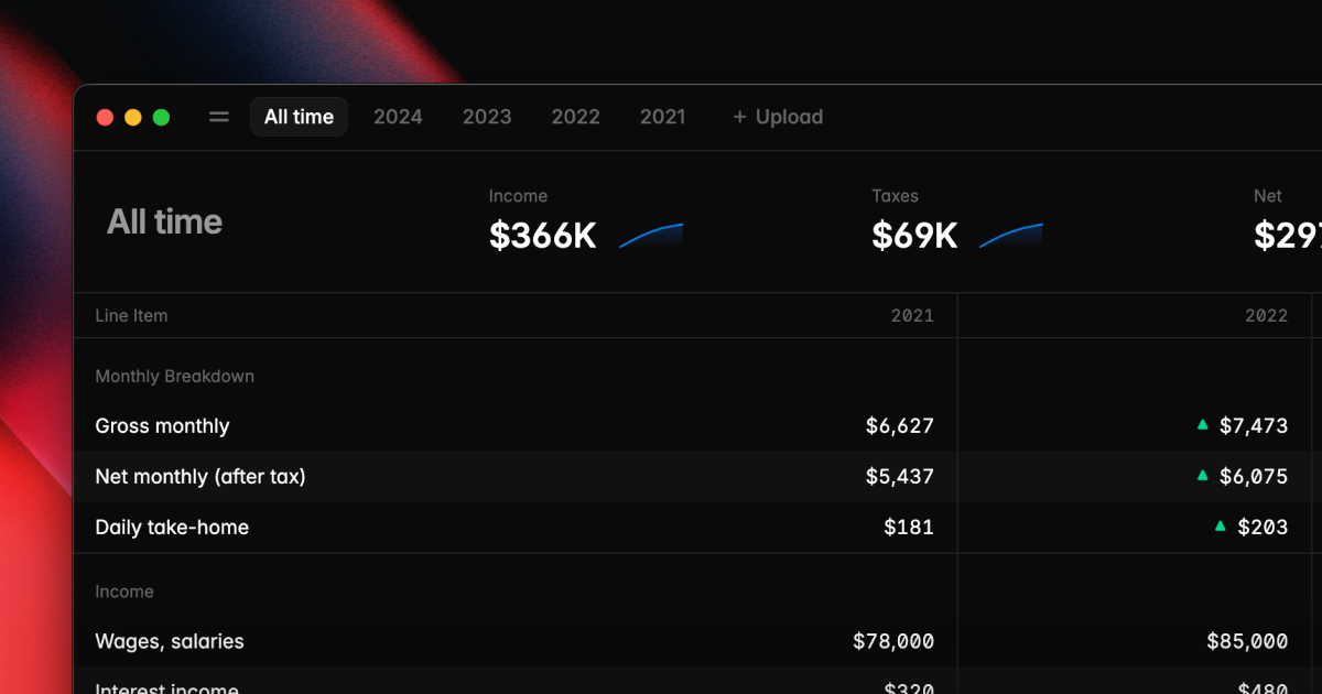Tax UI